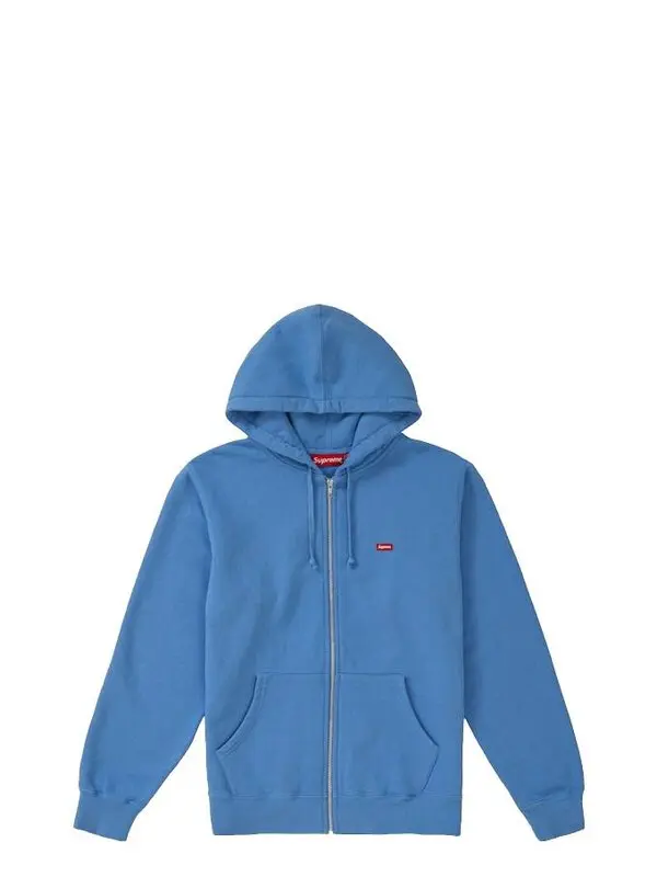 Supreme Small Box Zip Up Sweatshirt - Columbia Blue