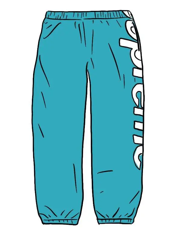 Supreme Spellout Track Pant - Aqua