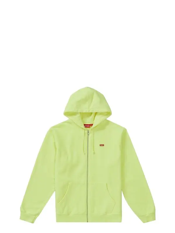 Supreme Small Box Zip Up Sweatshirt - Bright Yellow