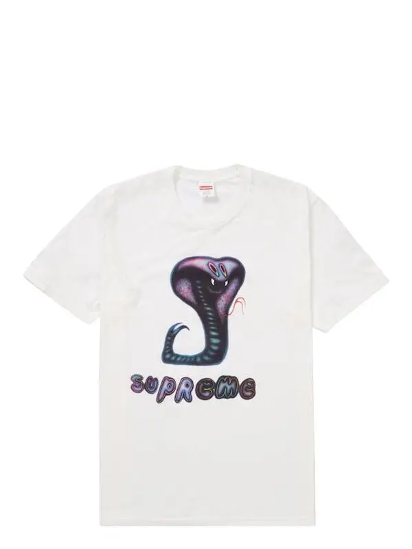 Supreme Snake Tee Shirt - White