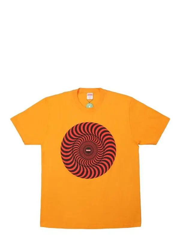 Supreme Spitfire Classic Swirl T-shirt - Bright Orange