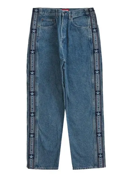 Supreme Snap-off Baggy Jean - Washed Blue