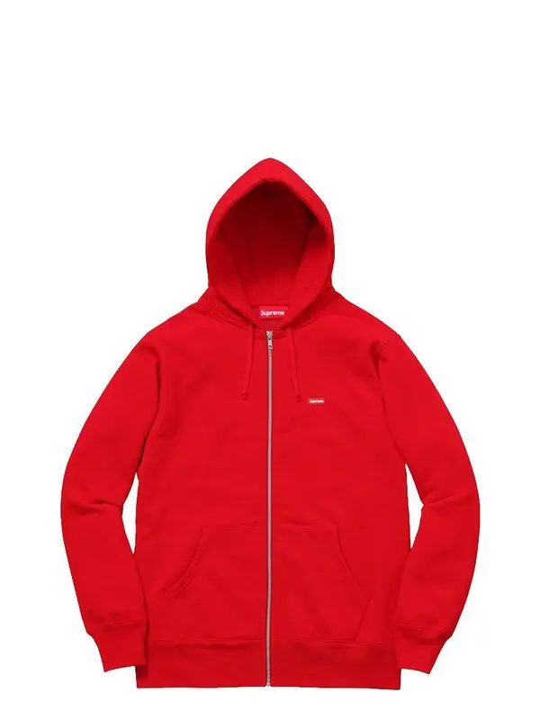 Supreme Small Box Zip Up Sweatshirt - Red