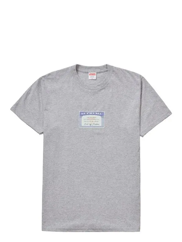 Supreme Social Tee Shirt - Heather Grey