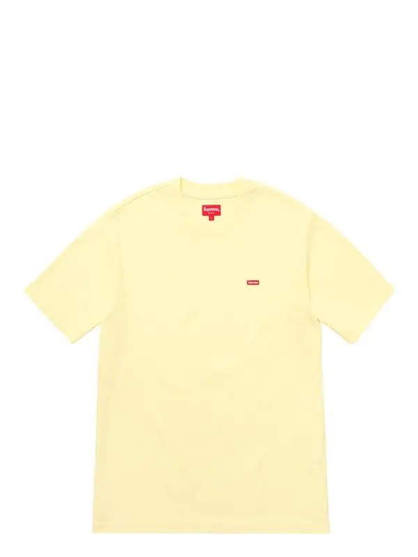 Supreme Small Box Tee Shirt - Pale Yellow