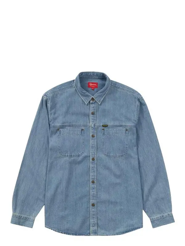 Supreme Snap Work Shirt - Denim