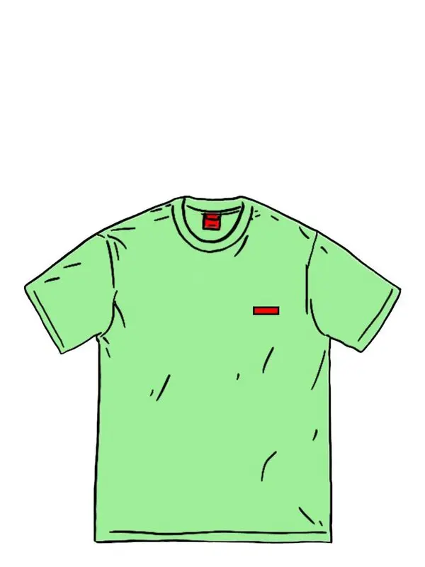 Supreme Small Box Tee Shirt - Bright Green