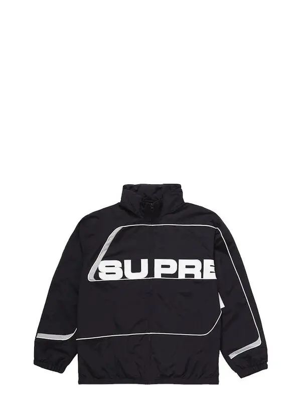 Supreme Paneled Track Jacket - Black