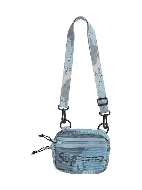 Supreme Small Shoulder Bag Ss20 - Blue Chocolate Chip Camo