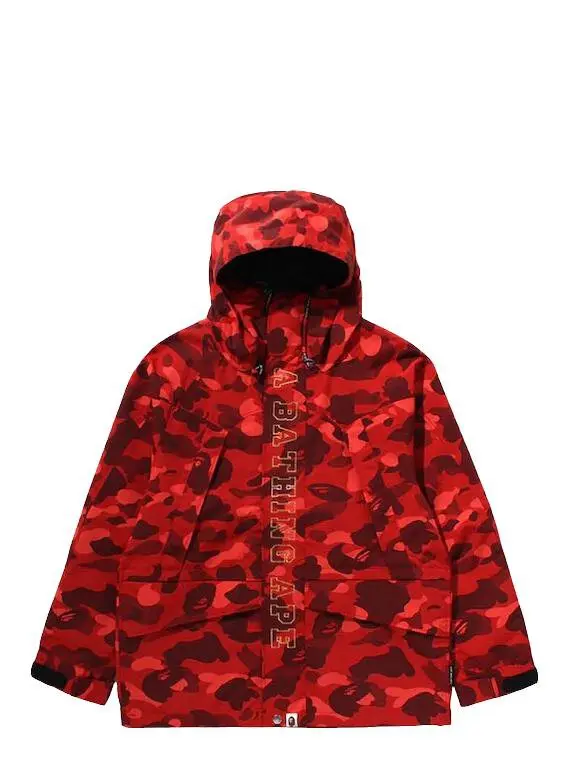 BAPE Camo Snowboard Jacket - Red