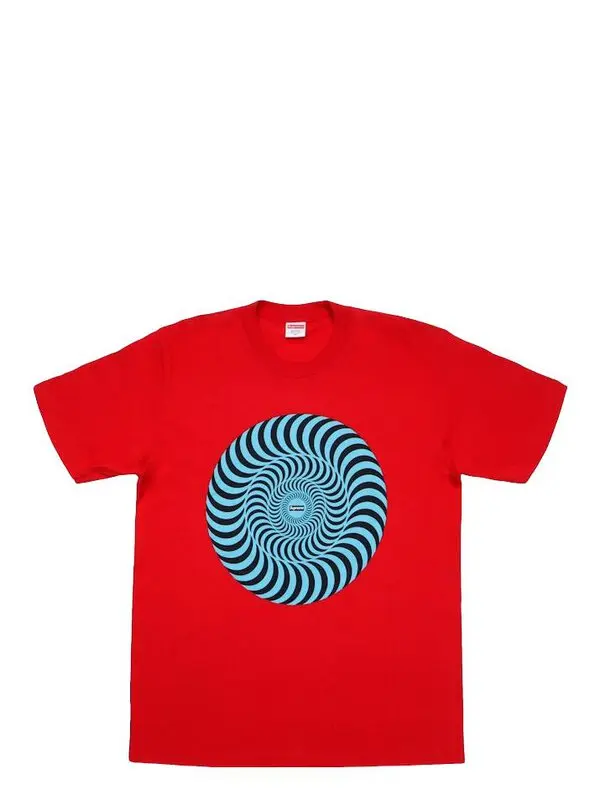 Supreme Spitfire Classic Swirl T-shirt - Red