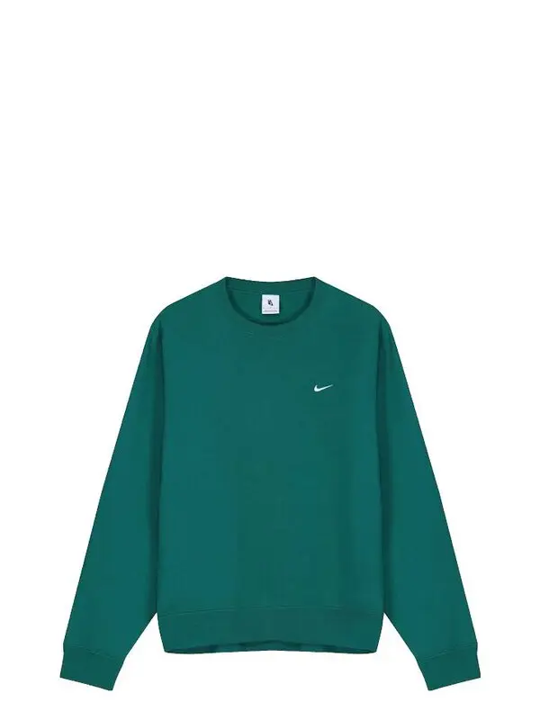 Nike Nrg Solo Swoosh Fleece Crew - Mystic Green/white