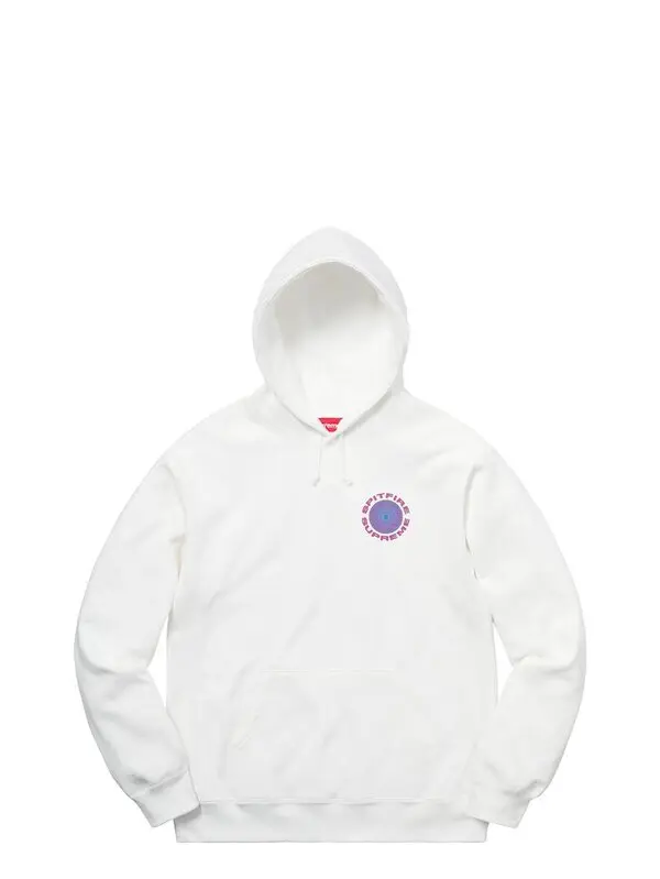 Supreme Spitfire Hooded Sweatshirt - White