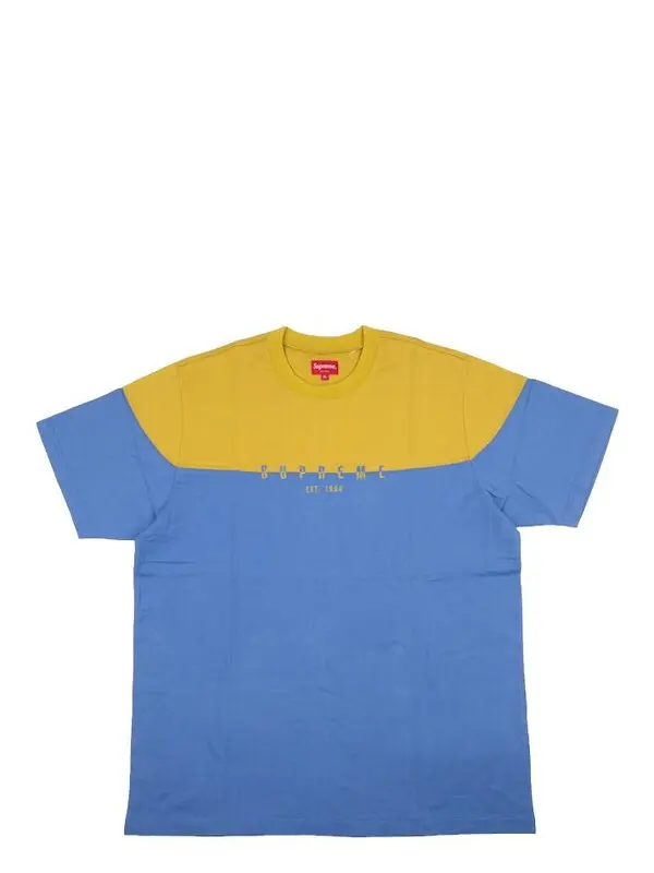 Supreme Split Logo Short Sleeve Top - Periwinkle