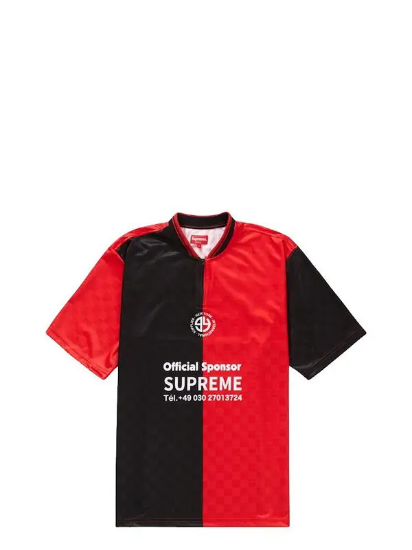 Supreme Split Soccer Jersey - Black