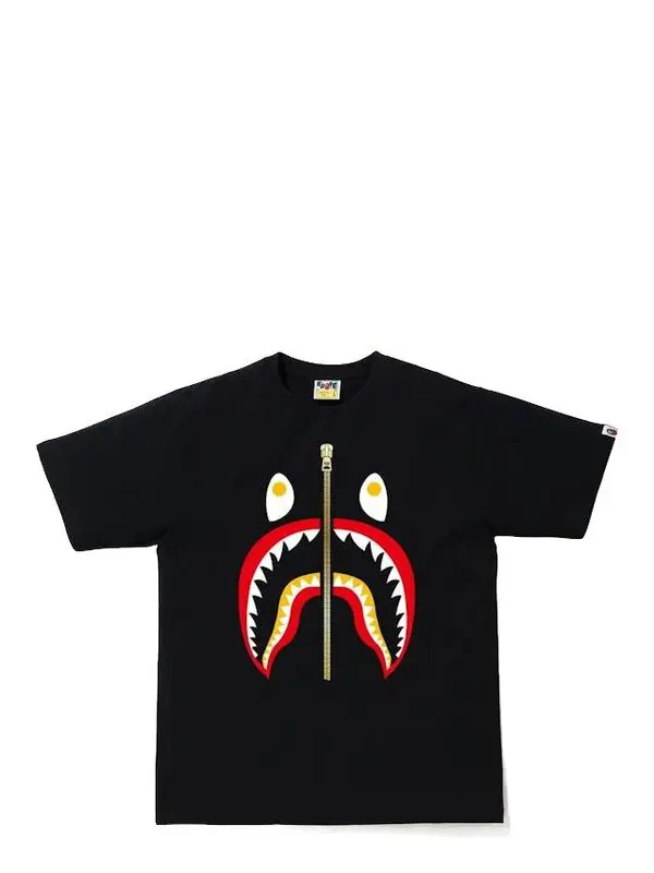 A BATHING APE Colors Shark T-shirt - Black/red