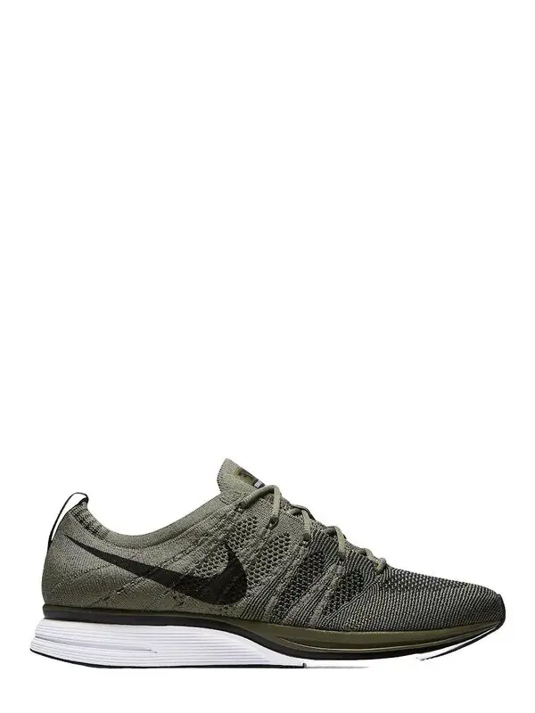 Nike Flyknit Trainer - Medium Olive/black/white