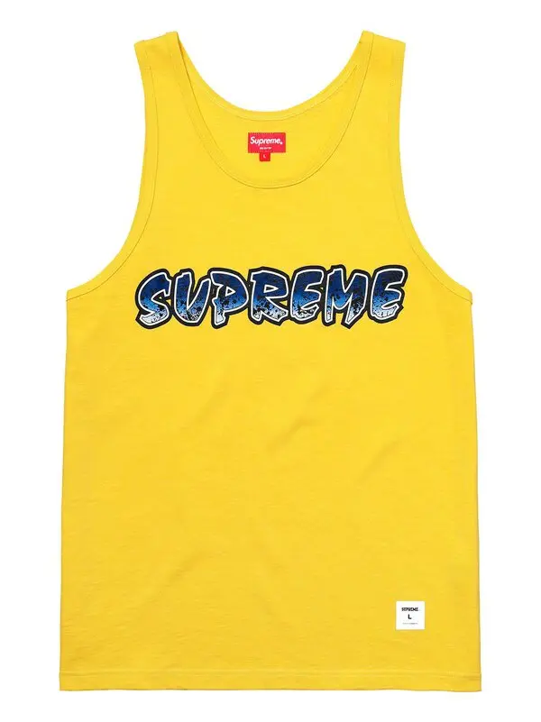 Supreme Splatter Tank Top - Yellow