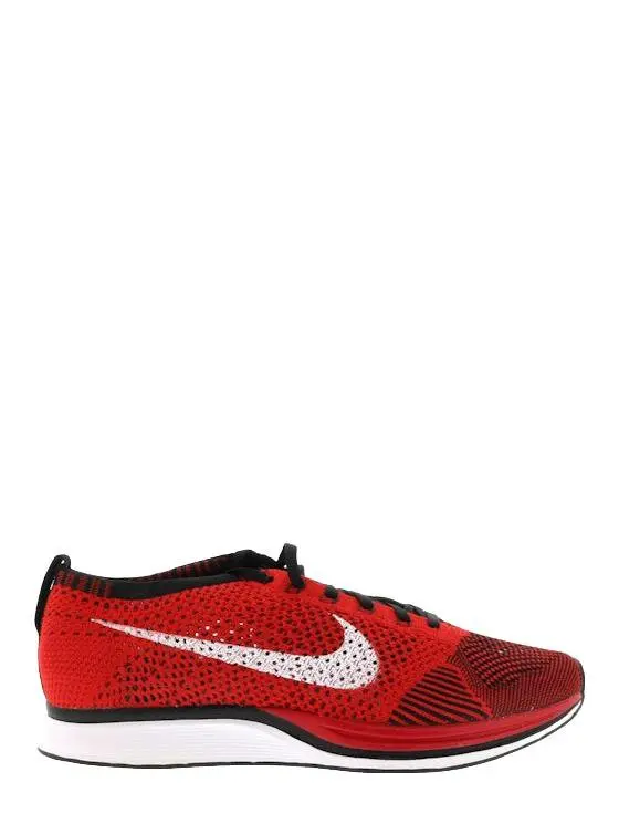 Nike Flyknit Racer Sneakers - University Red/white/black
