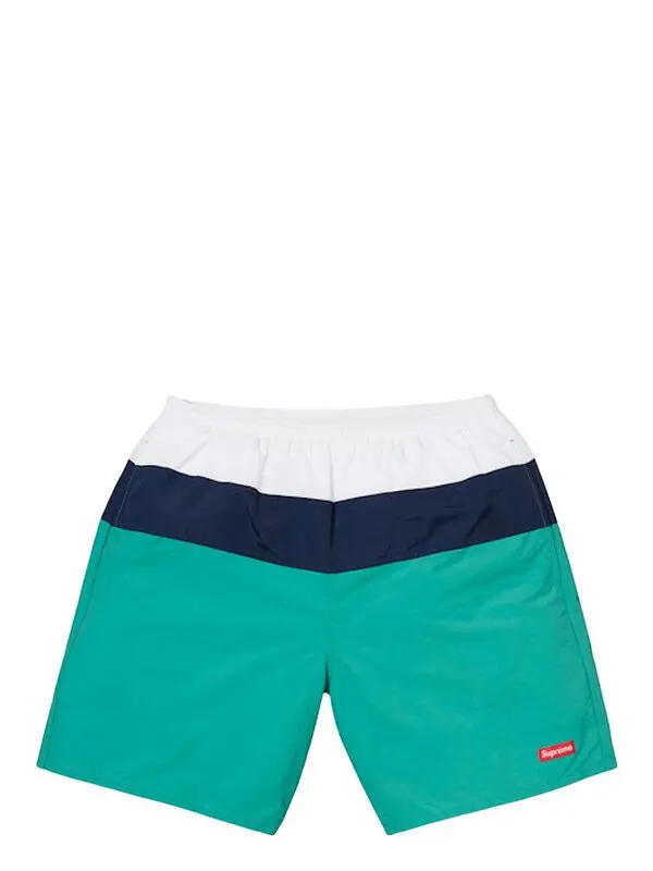 Supreme Split Logo Water Short - Teal