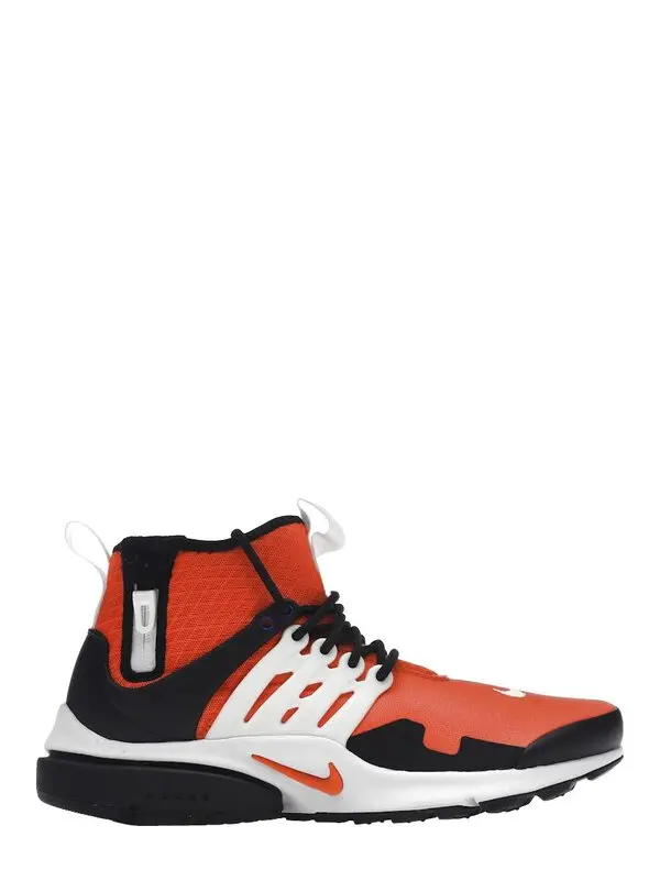 Nike Air Presto Mid Utility Sneakers - Orange/black/white