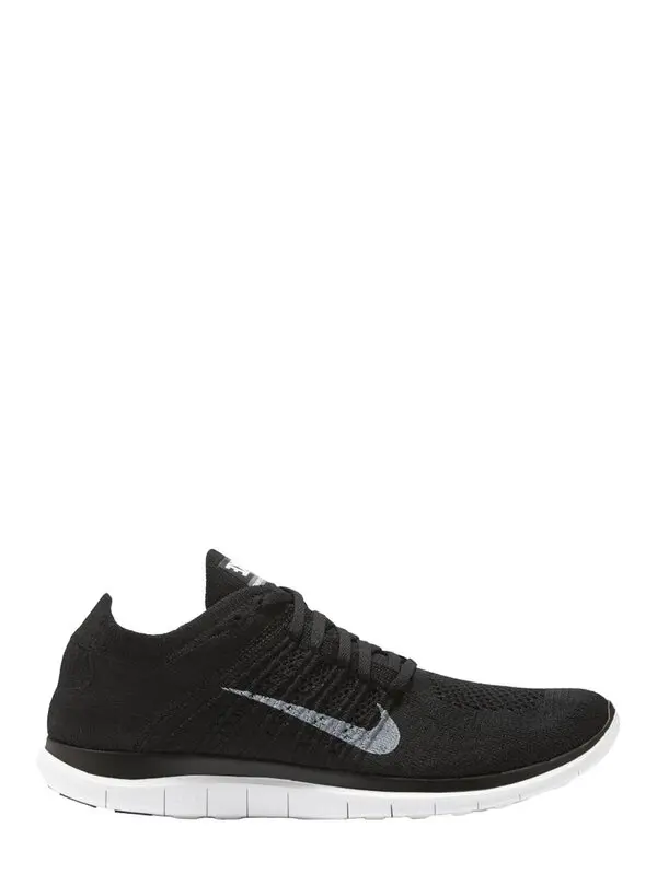 Nike Free 4.0 Flyknit Sneakers - Black/white/dark Grey