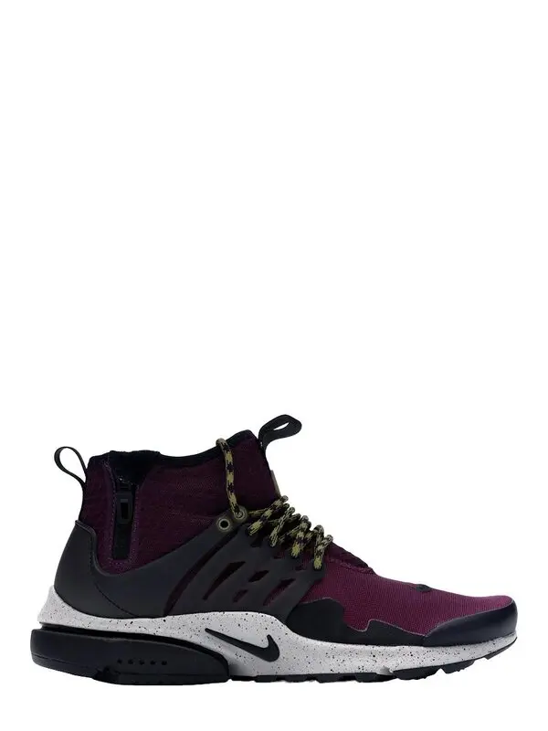 Nike Air Presto Mid Utility - Bordeaux/black/pale Grey