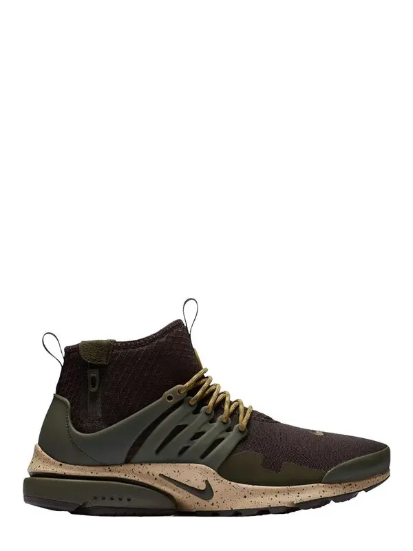 Nike Presto Mid Utility Sneakers - Velvet Brown/cargo Khaki/mushroom
