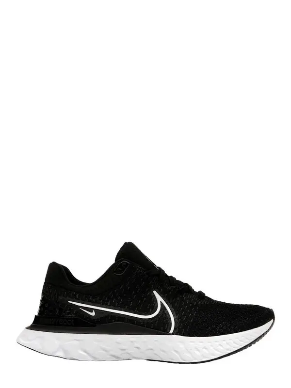 Nike React Infinity Run Flyknit 3in - Black/white
