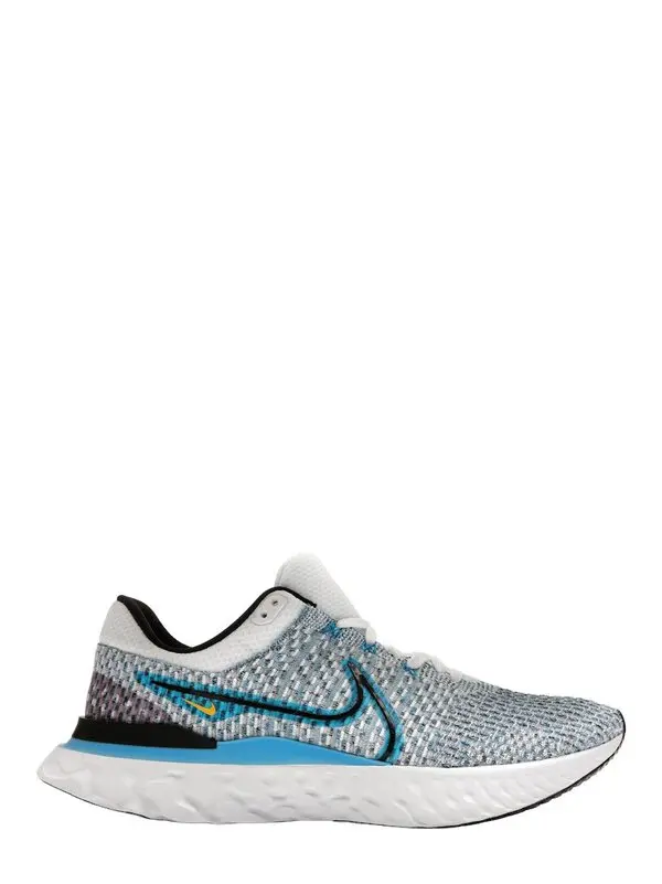 Nike React Infinity Run Flyknit 3 - White/blue Orbit/chlorin Blue