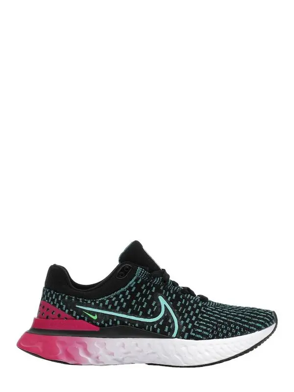 Nike React Infinity Run Flyknit 3 - Black/dynamic Turquoise/pink Prime
