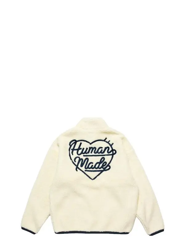 HUMAN MADE Boa Fleece Pullover - White
