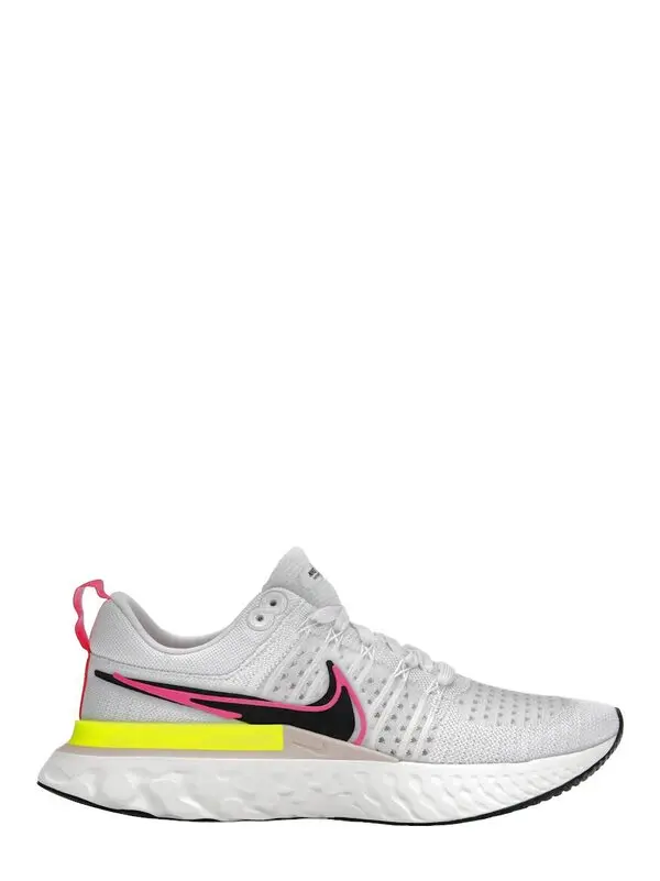 Nike React Infinity Run Flyknit 2 Rawdacious Sneakers - White/sail/pink Blast