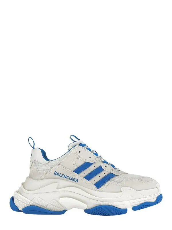 Balenciaga X Adidas Triple S Sneakers - White/blue