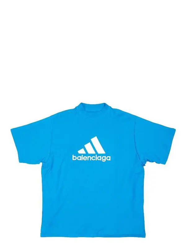 Balenciaga X Adidas Oversized T-shirt - Blue