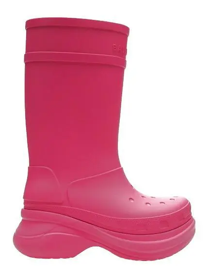 Balenciaga X Crocs Boot - Bright Pink