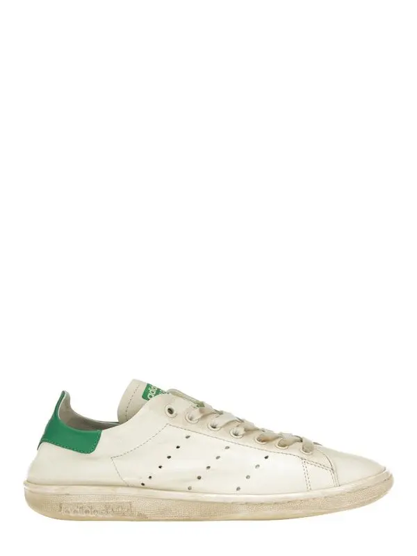 Balenciaga X Adidas Stan Smith Wornout Sneakers - White/off White/green