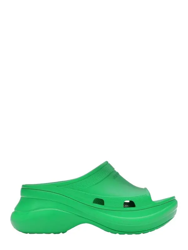 Balenciaga X Crocs Pool Slides - Green