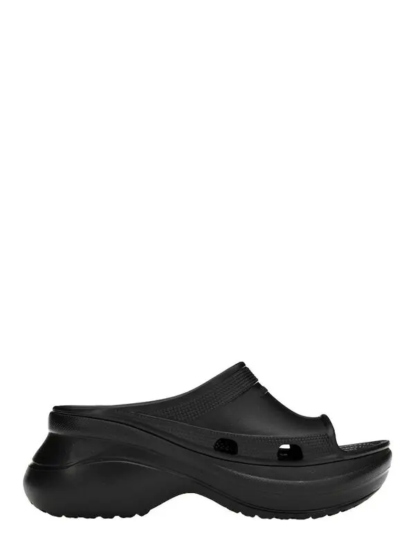 Balenciaga X Crocs Pool Slide Sandals - Black