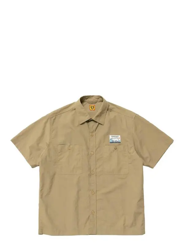 HUMAN MADE Camping Short Sleeve Shirt - Beige