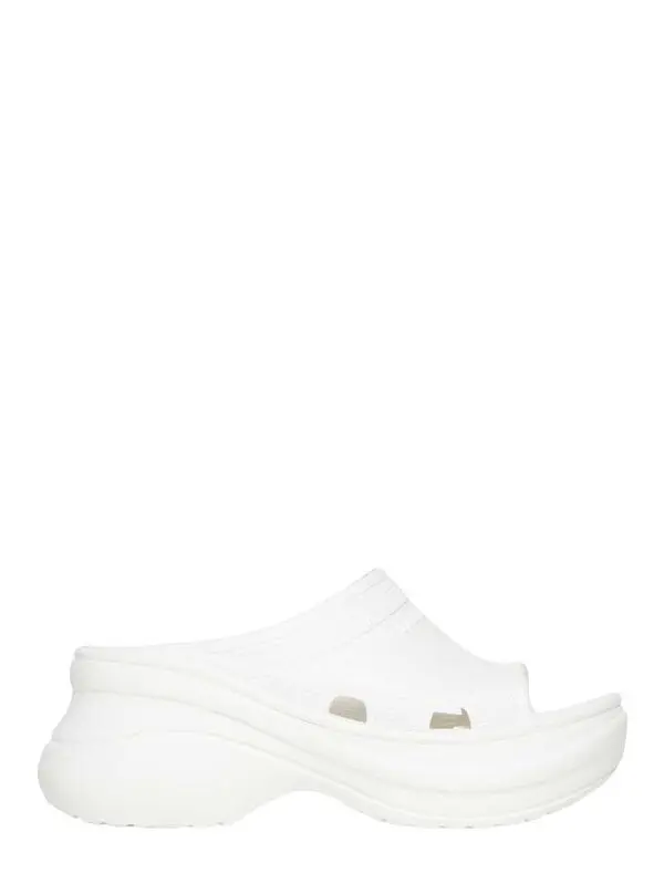 Balenciaga X Crocs Pool Slide Sandals - White