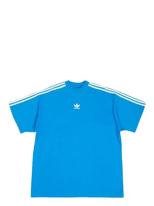 Balenciaga X Adidas T-shirt Oversized - Blue