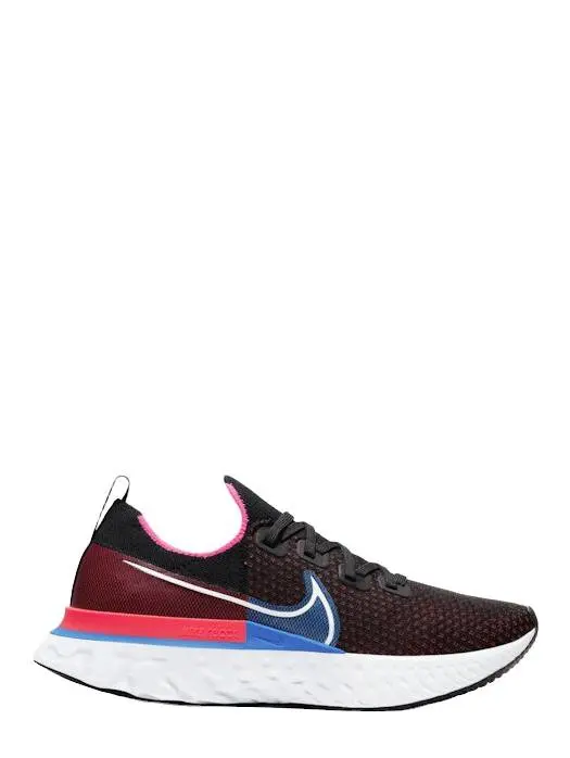 Nike React Infinity Run Flyknit - Black/red Orbit/photo Blue