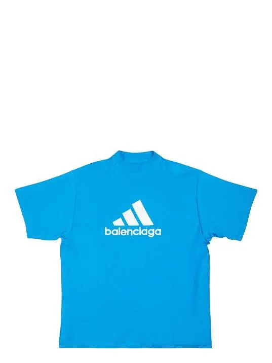 Balenciaga X Adidas Oversized T-shirt - Blue