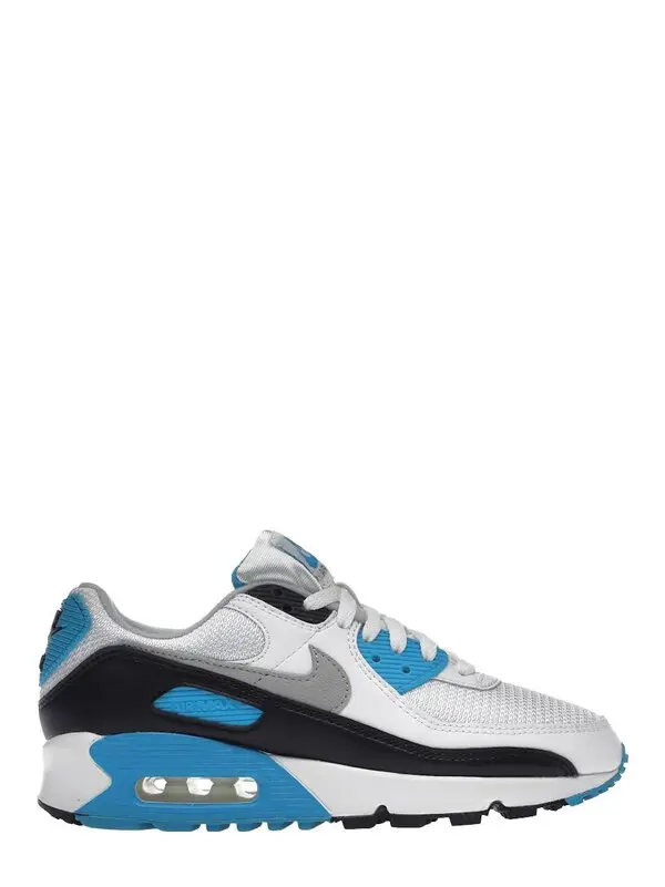 Nike Max 90 Laser Blue Sneakers - White/black/grey Fog