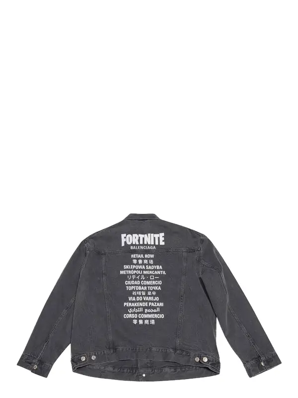 Balenciaga X Fortnite©2021 Large Fit Jacket - Black