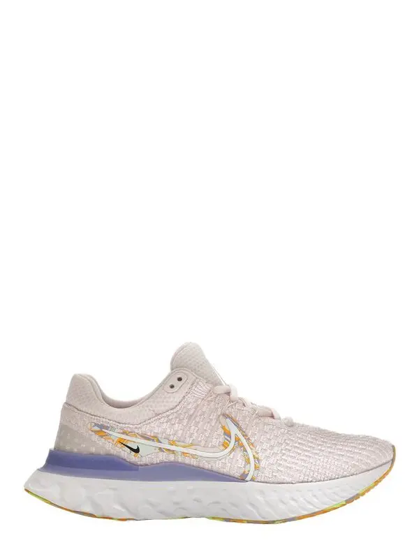 Nike React Infinity Run Flyknit Sneakers - Light Soft Pink/white/university Gold