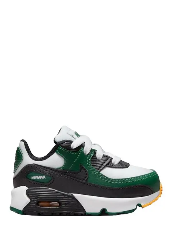 Nike Max 90 Leather Sneakers - Pure Platinum/gorge Green/university Gold