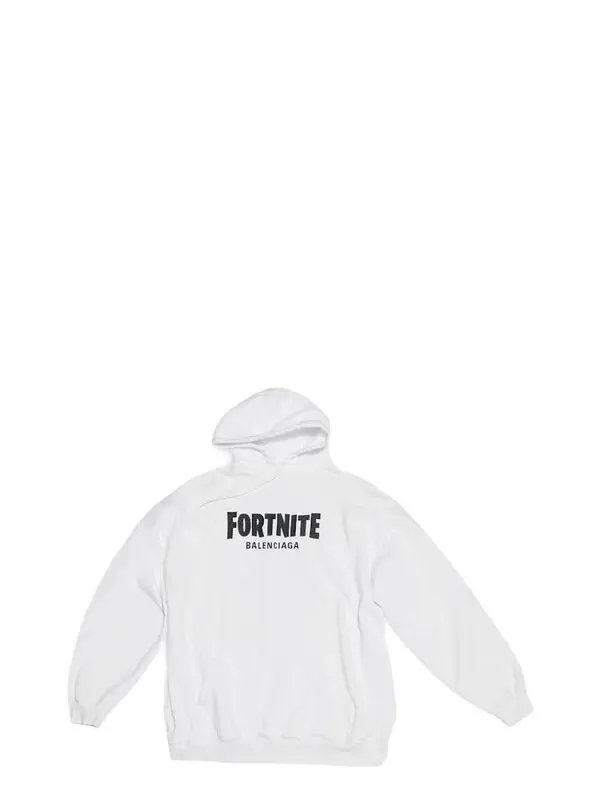 Balenciaga X Fortnite©2021 Medium Fit Hoodie - White