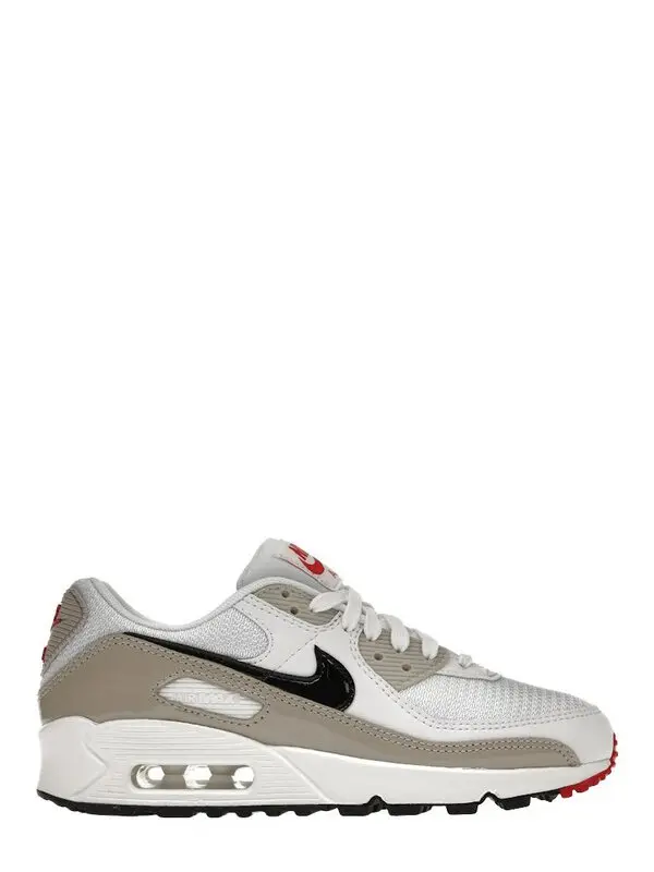 Nike Air Max 90 Sneakers - White/light Iron All/university Red